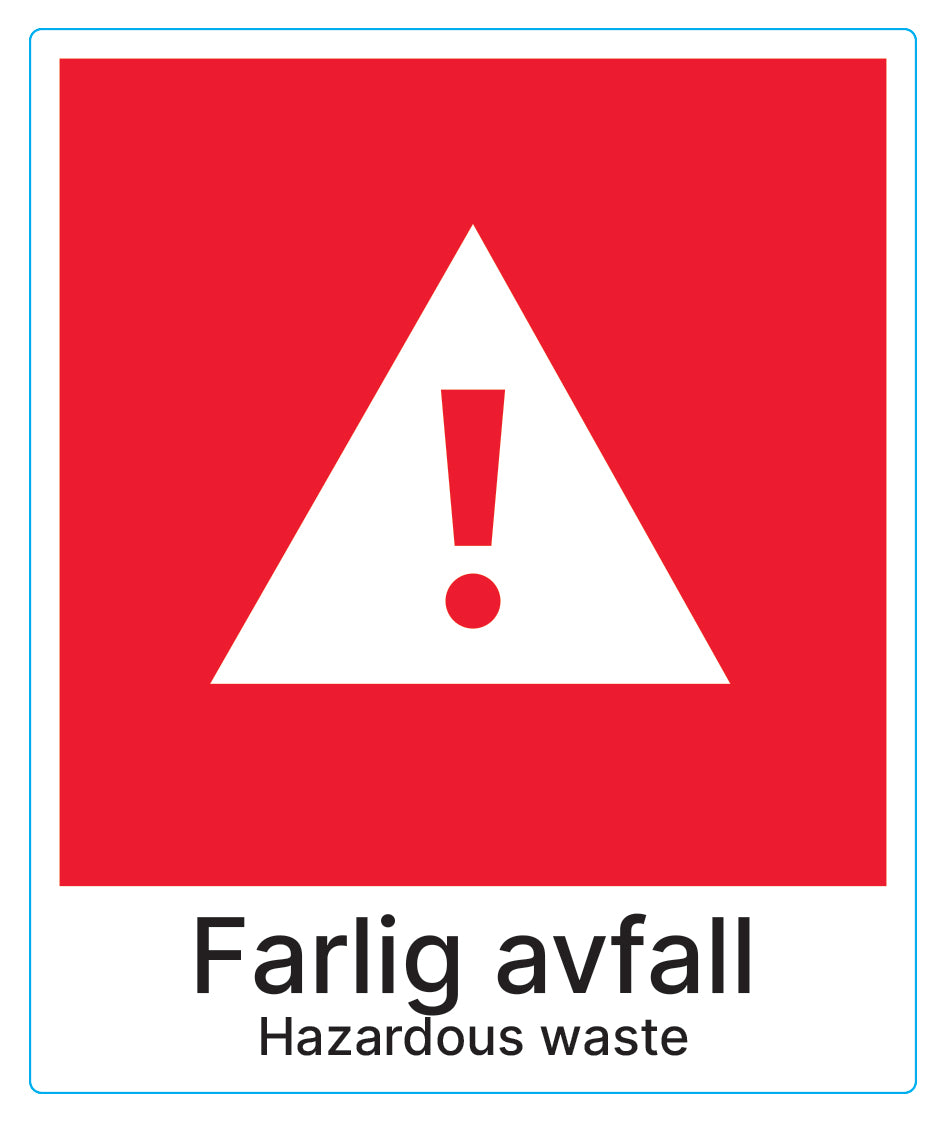 Farlig avfall – Avfallsmerker.no