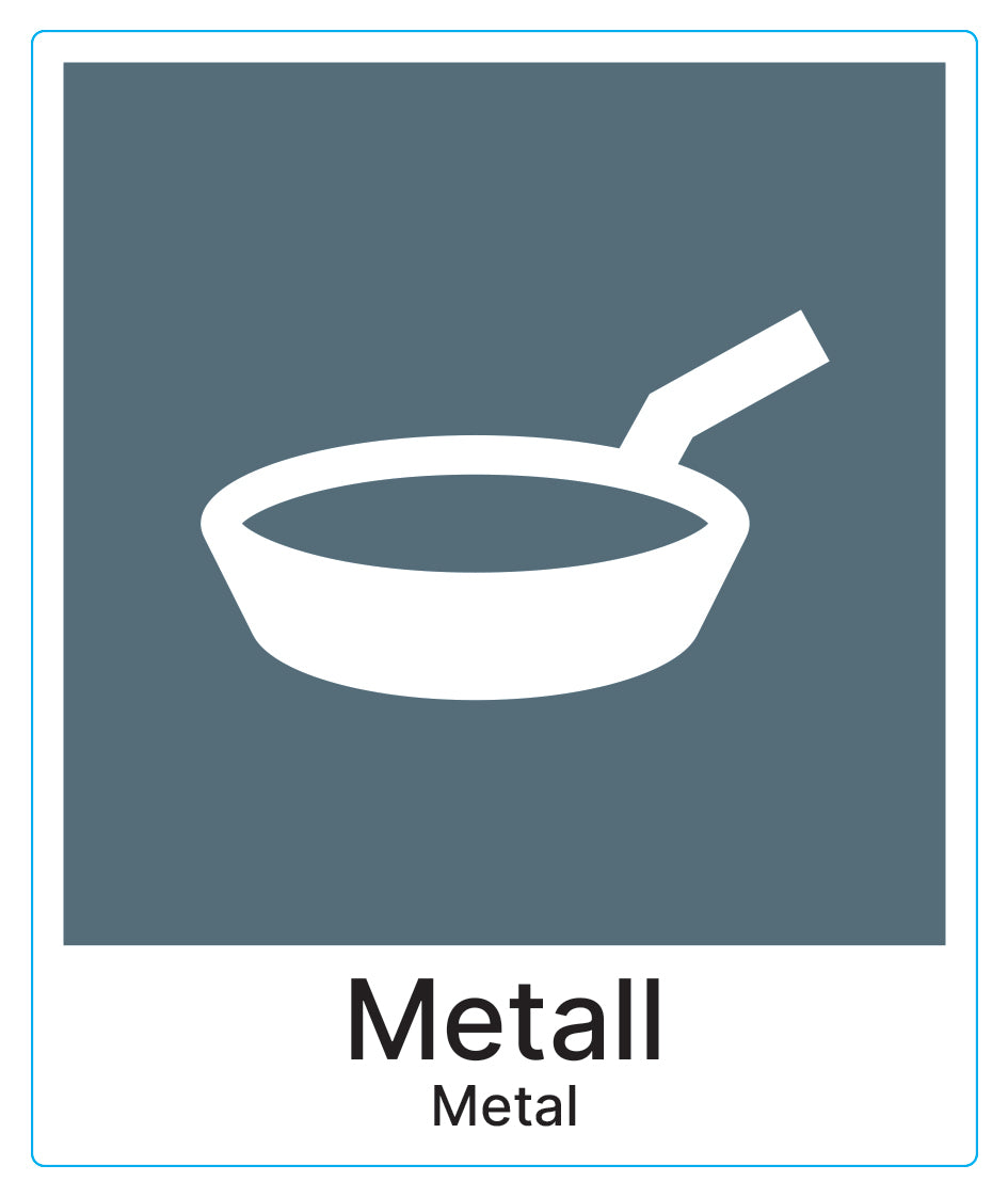 Metall – Avfallsmerker.no