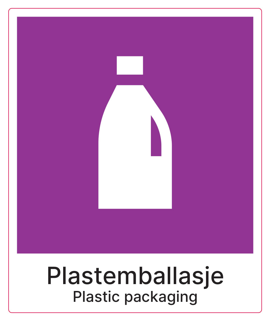 Plastemballasje – Avfallsmerker.no
